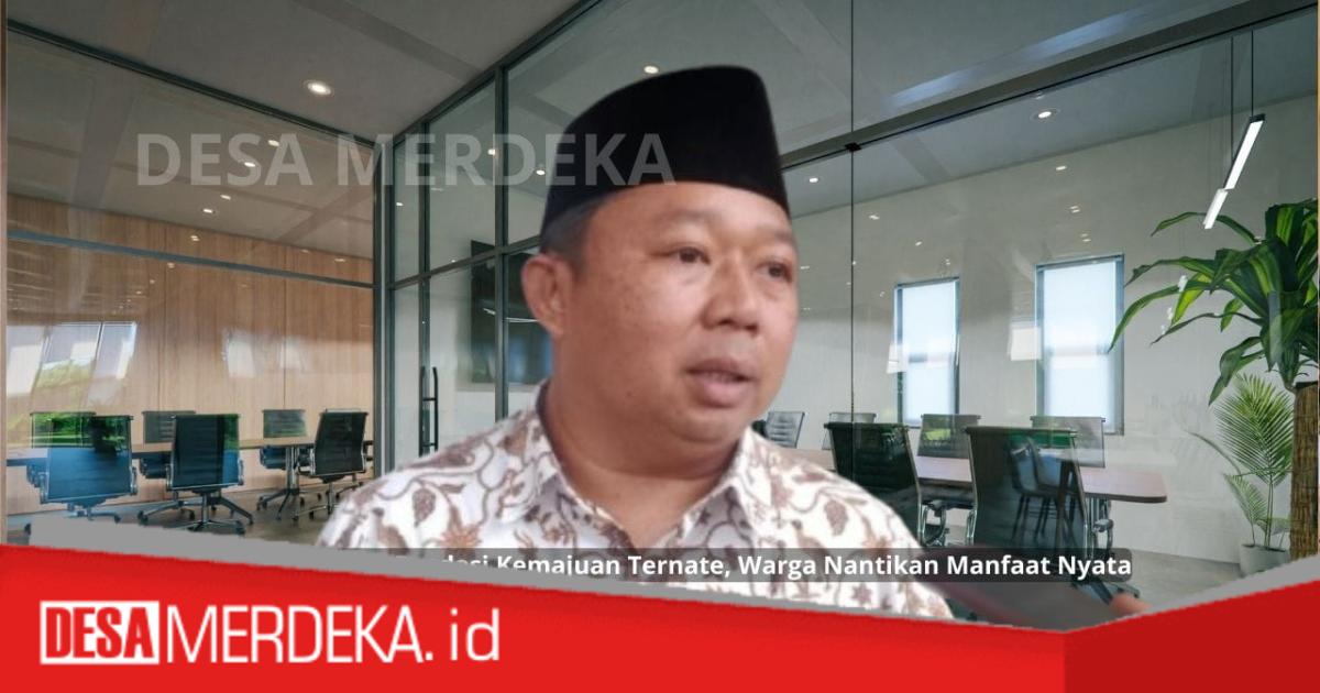 RPJMD 2025-2030: Fondasi Kemajuan Ternate, Warga Nantikan Manfaat Nyata ...